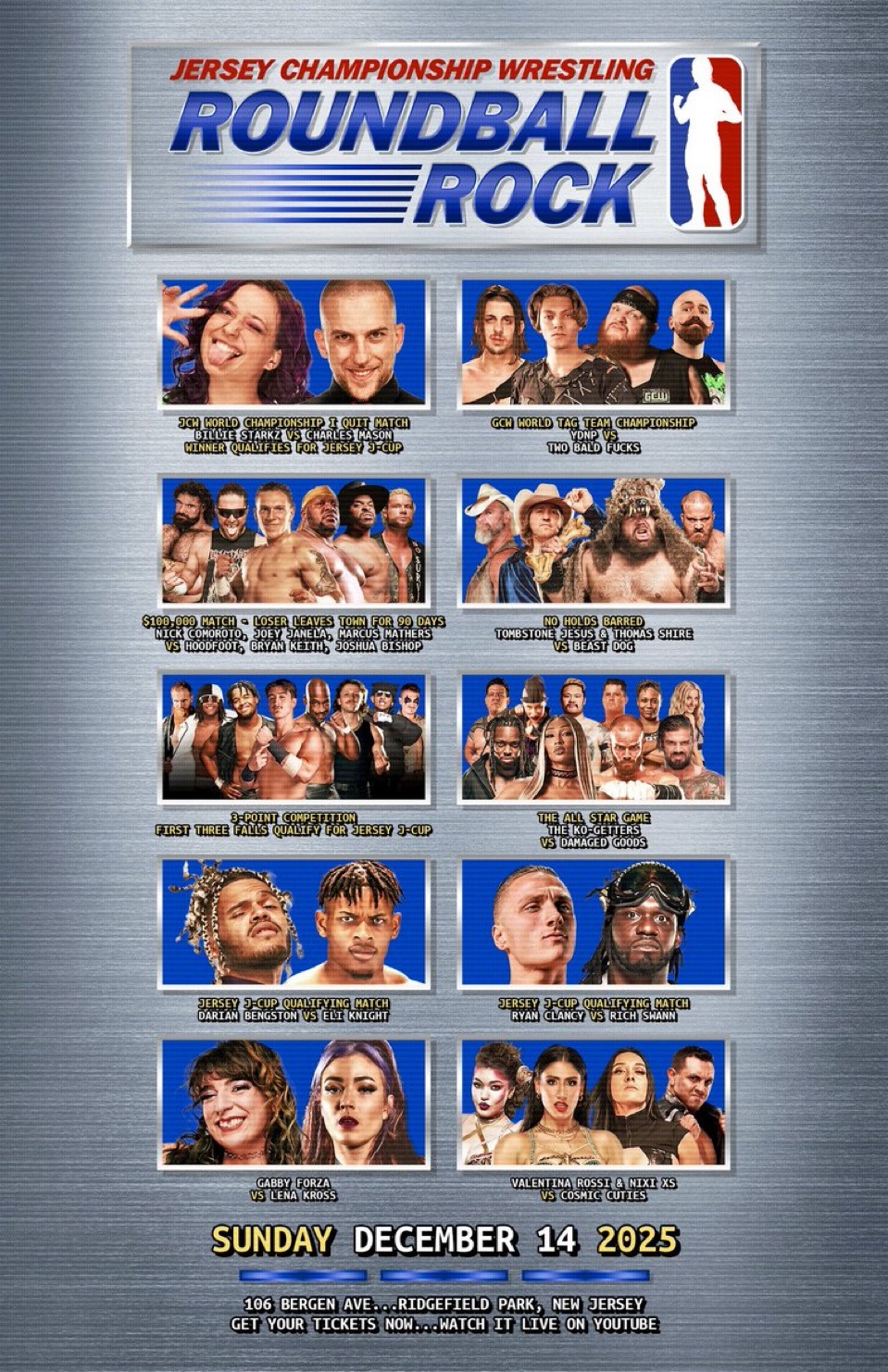 JCW: Roundball Rock Preview (12/14/2025) - Turnbuckle Times